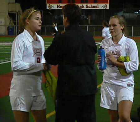 soccer girls talking to coaches (1) - Mental Toughness Trainer